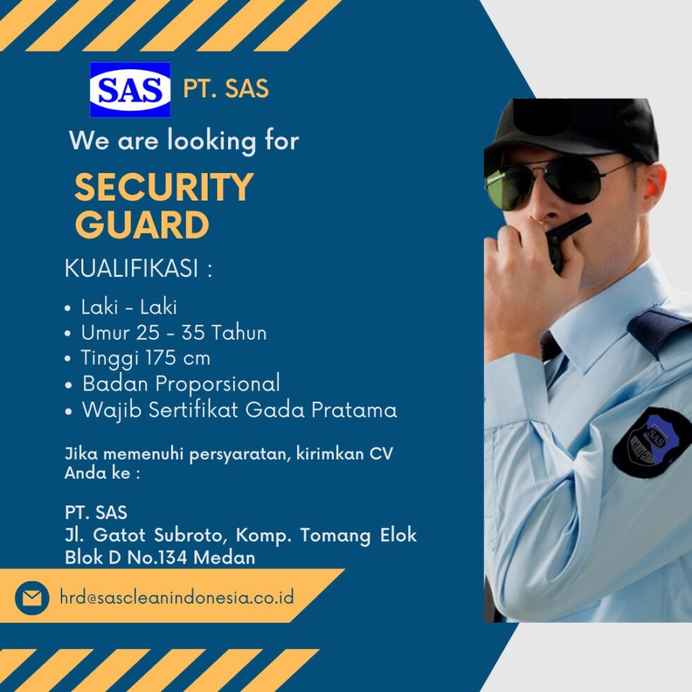 Lowongan Kerja di Medan PT SAS - PT. SUKSES ANUGRAH SEJAHTERA